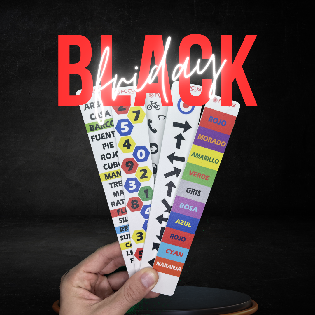 STICKS VISUALES / VISIÓN PERIFÉRICA + eBook – Focus Laser Kit